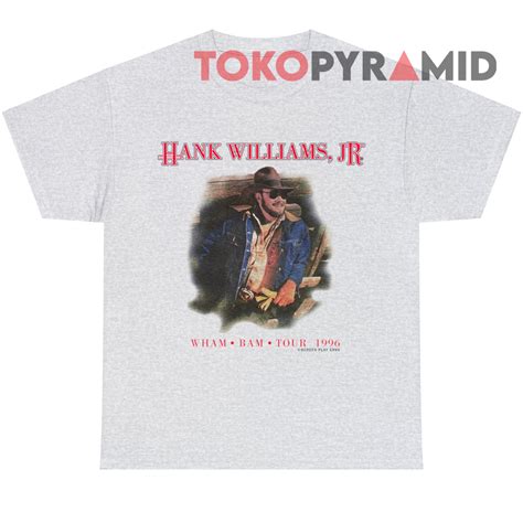 Vintage Hank Williams Jr Wham Bam Tour 1996 Shirt TokoPyramid