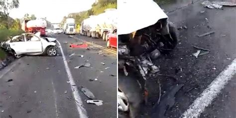 Muere Familia Tras Choque Contra Pipa En Autopista M Xico Tuxpan