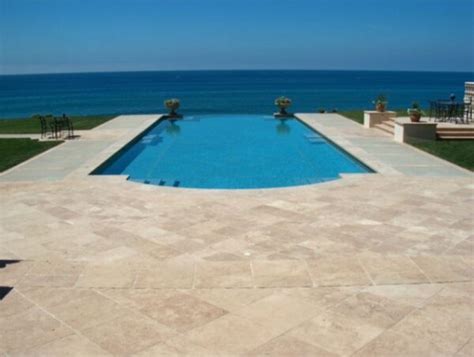 Is Travertine Slippery Around A Pool Travertine Sydney Supplying