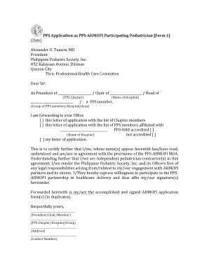 Fillable Online Pps Org Pps Application As Pps Ahmopi Participating