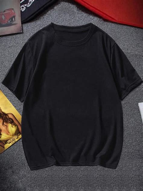Manfinity Hypemode Hombres Camiseta Con Letra Japonesa Con Estampado
