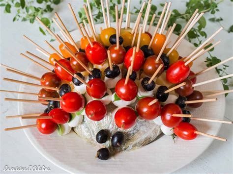Hérisson apéritif Brochettes apéro La Cuisine d Adeline