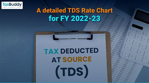 TDS Rate Chart For FY 2022 23 AY 2023 24 TaxBuddy 59 OFF