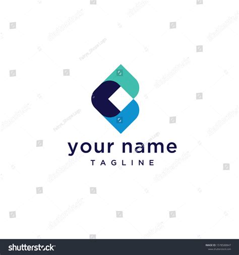 Letter B Logo Template Vector Monogram Stok Vektör Telifsiz
