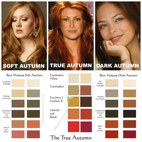 Autumn Makeup Comparisons SOFT AUTUMN Contains A Slight Bit Of Summer