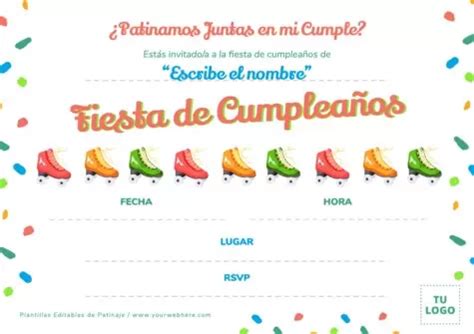 Patinaje crea flyers y pósters online