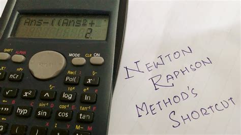 newton raphson method s shortcut by simple 82ms calculator youtube