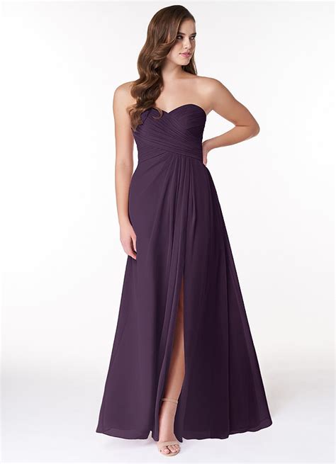 Azazie Arabella Allure Plum Bridesmaid Dresses Azazie Ca