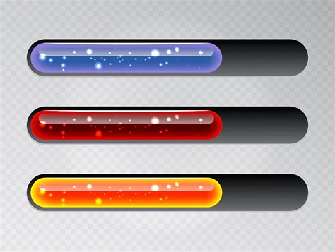 Barras De Carga Brillantes Png PNGWing