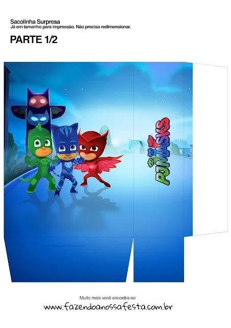 Super Héroes en Pijamas Cajas para Imprimir Gratis Ideas y material
