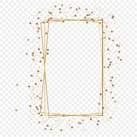 Golden Rectangle Frame Vector Hd PNG Images Rectangle Golden Frame