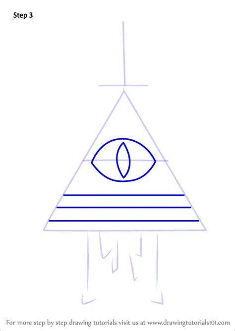 Learn How To Draw Bill Cipher From Gravity Falls Gravity Falls Step