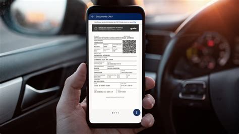Certificado de Registro e Licenciamento de Veículos CRLV em formato
