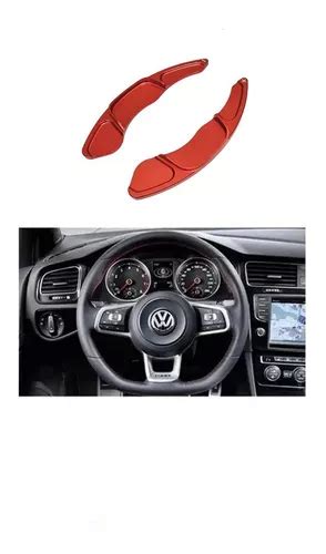 Acessórios Extensor Paddle Shift Vw Mk7 Golf Gti Vermelho