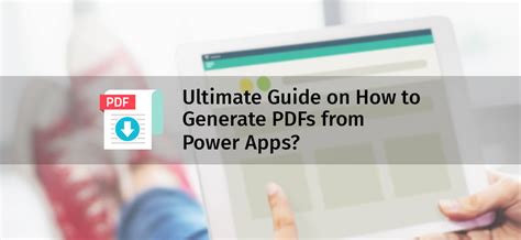 ultimate guide on how to generate pdf from powerapps convert powerapps data to pdf and send it