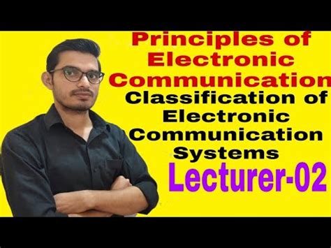 Principles Of Electronic Communication Classification Of Electronic