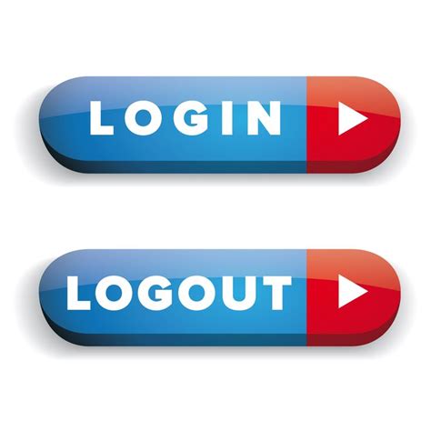 Login Logout Vector Button By Lins On Creativemarket Goldilocks Mamon