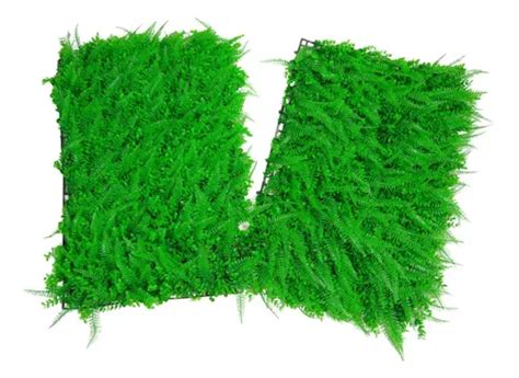 Muro Verde Follaje Artificial 60x40cm Sintetico Pared 6pack Cuotas