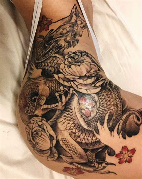 Details 70 Dragon Thigh Tattoos Super Hot In Cdgdbentre