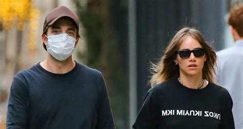 Robert Pattinson Suki Waterhouse Hold Hands During Day Out In NYC