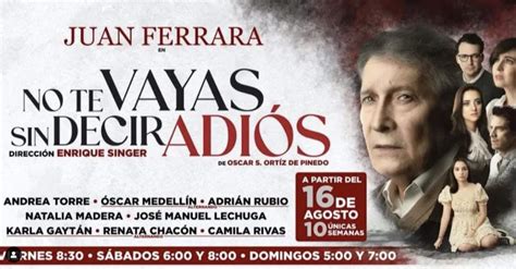 No te vayas sin decir adiós Infórmate y más