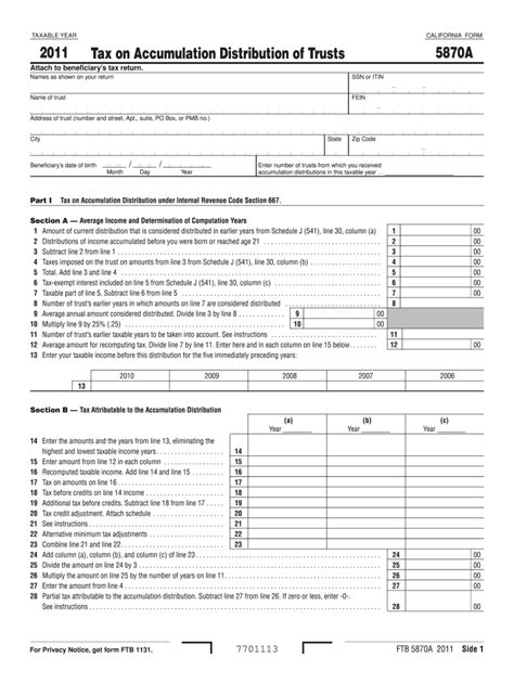 California Ftb 5870a Fill Out Sign Online DocHub
