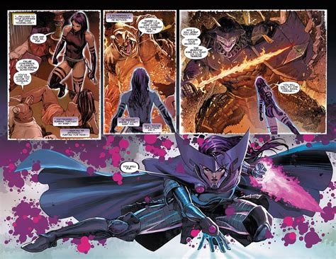 Psylocke In Uncanny X Force Vol 1 8 Art By Billy Tan Dean White