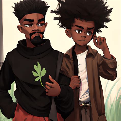 How To Draw The Boondocks Riley And Huey Freeman Step