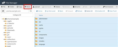 How To Move A Joomla Website To Another Folder