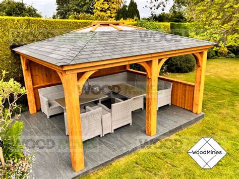 Bespoke Luxury Wooden Premium Gazebos And Pergolas WoodMines Info