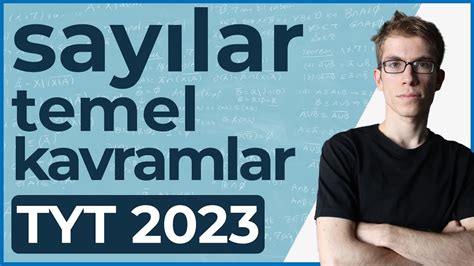 9 Sayılar Temel Kavramlar Yeni Nesil Soru Çözümü TYT YouTube