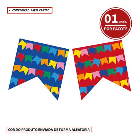 Bandeira Gigante Decora O Festa Junina Arrai Estampado De