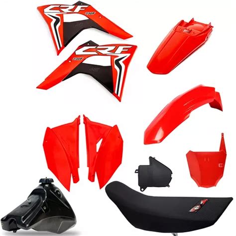 Kit Plástico Elite Adaptavel Crf230 Dt Xr200 Bros Nxr Xtz Frete grátis