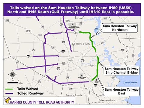Toll Roads In Houston Map Interactive Map