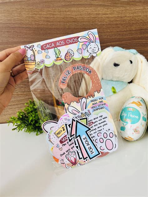 Kit Pegada Caça aos Ovos de Páscoa Elo7 Produtos Especiais