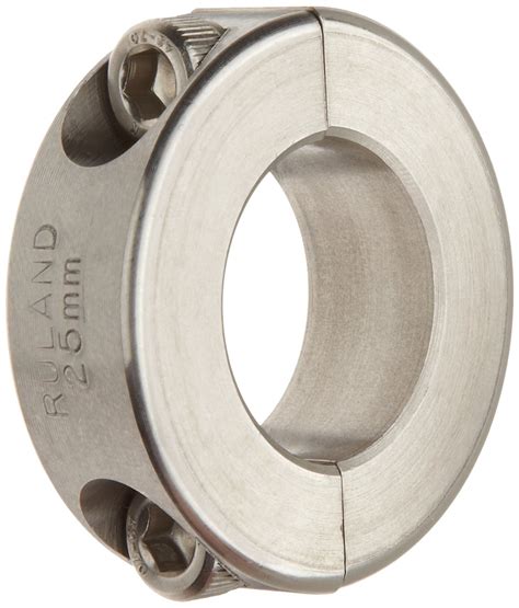 Ruland MSP 13 SS Two Piece Clamping Shaft Collar Stainless Steel