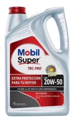 Garrafa Aceite Mobil 20w50 Multigrado 5 Litros