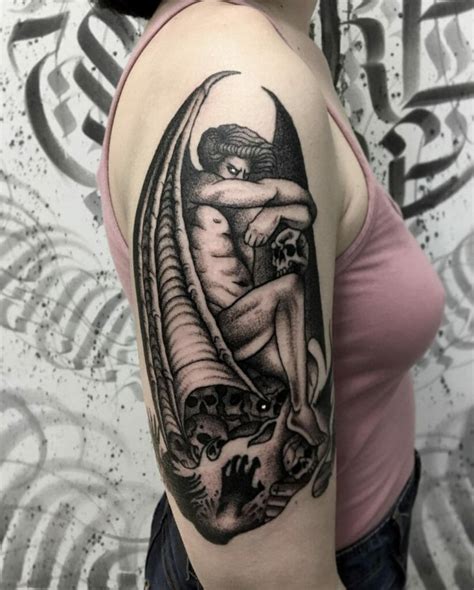 10 Best Fallen Angel Tattoo Ideas You Have To See To Believe Outsons