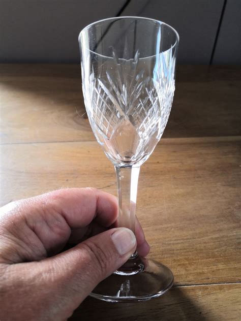 Lot de 8 ou 6 verres à apéritif en cristal Luckyfind