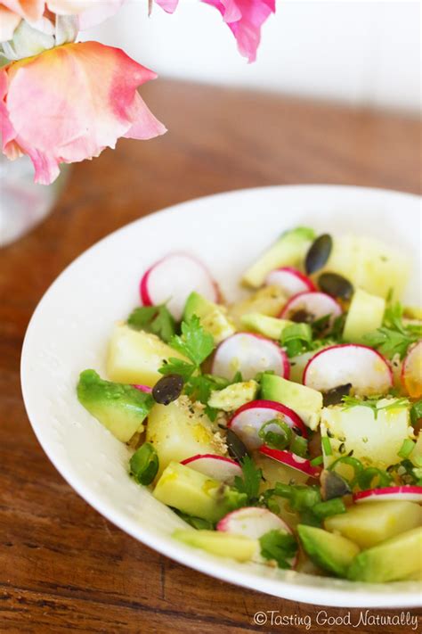 Salade printanière aux pommes de terre Hélène LAMON Naturopathe