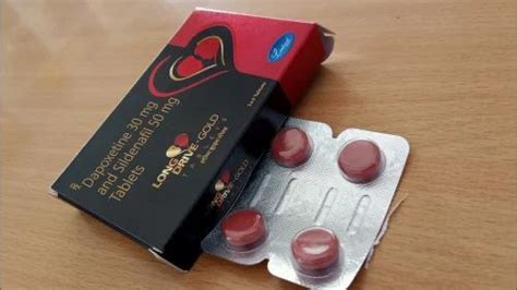 Long Drive Gold Tablet Sildenafil 50mg Dapoxetine 30mg At Rs 175