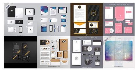 Compilation 22 Free Corporate Brand Identity Packages Freepik Blog