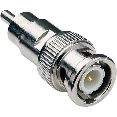 Adaptador BNC Macho para RCA Fêmea Fichas Audio PTR010393