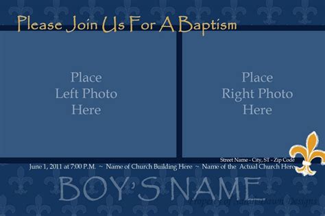 Invitation Templates For Christening Free