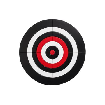 Realistic Target 3d Rendered Symbol Success Competition Target PNG