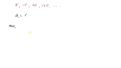 Identifying A Geometric Sequence Determine Whether Or Not The Sequence