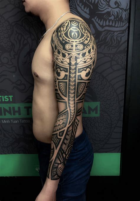Hình xăm Châu Âu Tuấn Tattoo