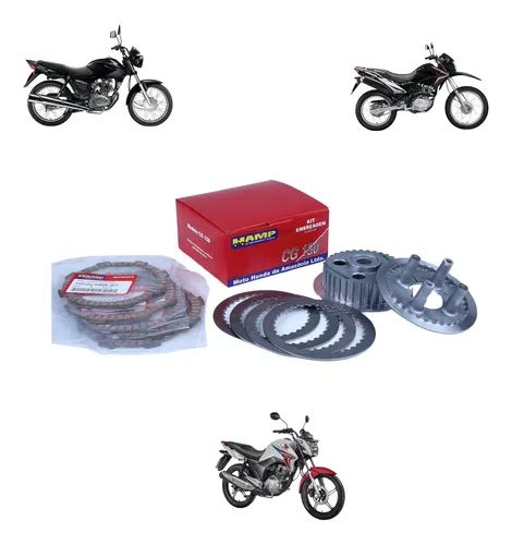Kit Embreagem Titan Fan Bros 150 Hamp Original Honda