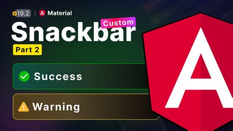 Custom Snackbar In Angular Material Uxtrendz Youtube