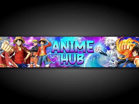 Dribbble Anime Hub Banner By LogoDesigner Freelancer